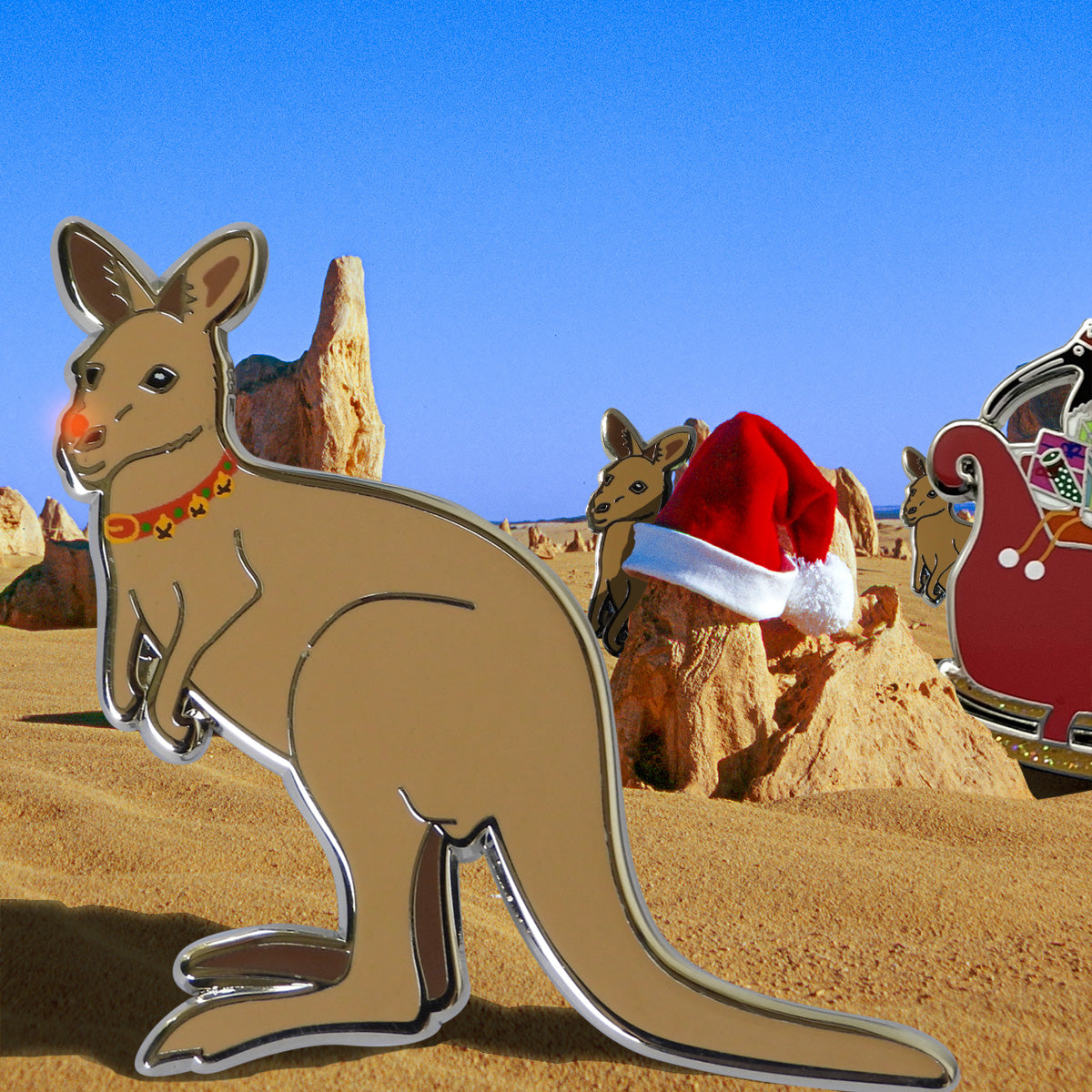 Rudolph Roo pin – Bush Bling