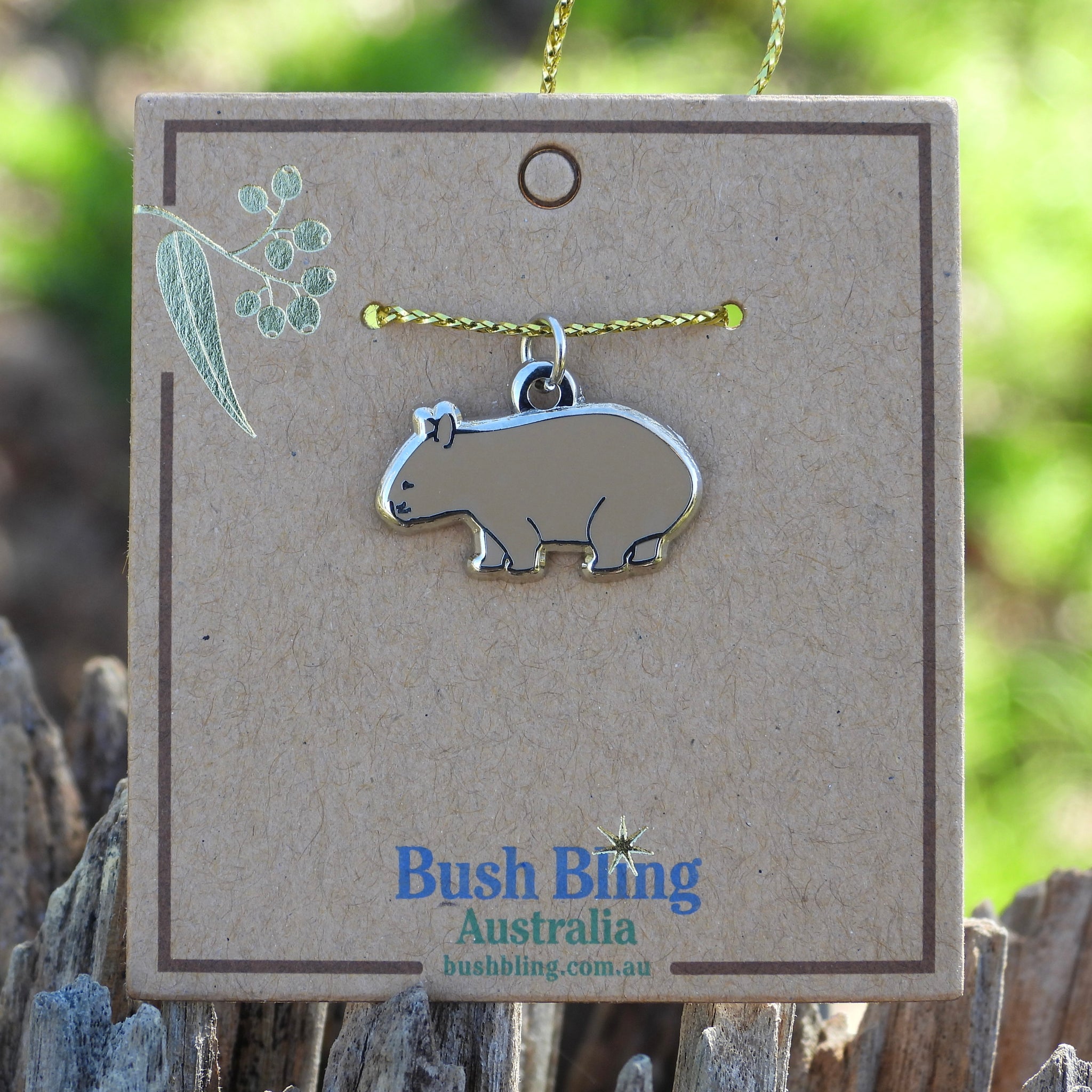 Wombat Charm – Bush Bling
