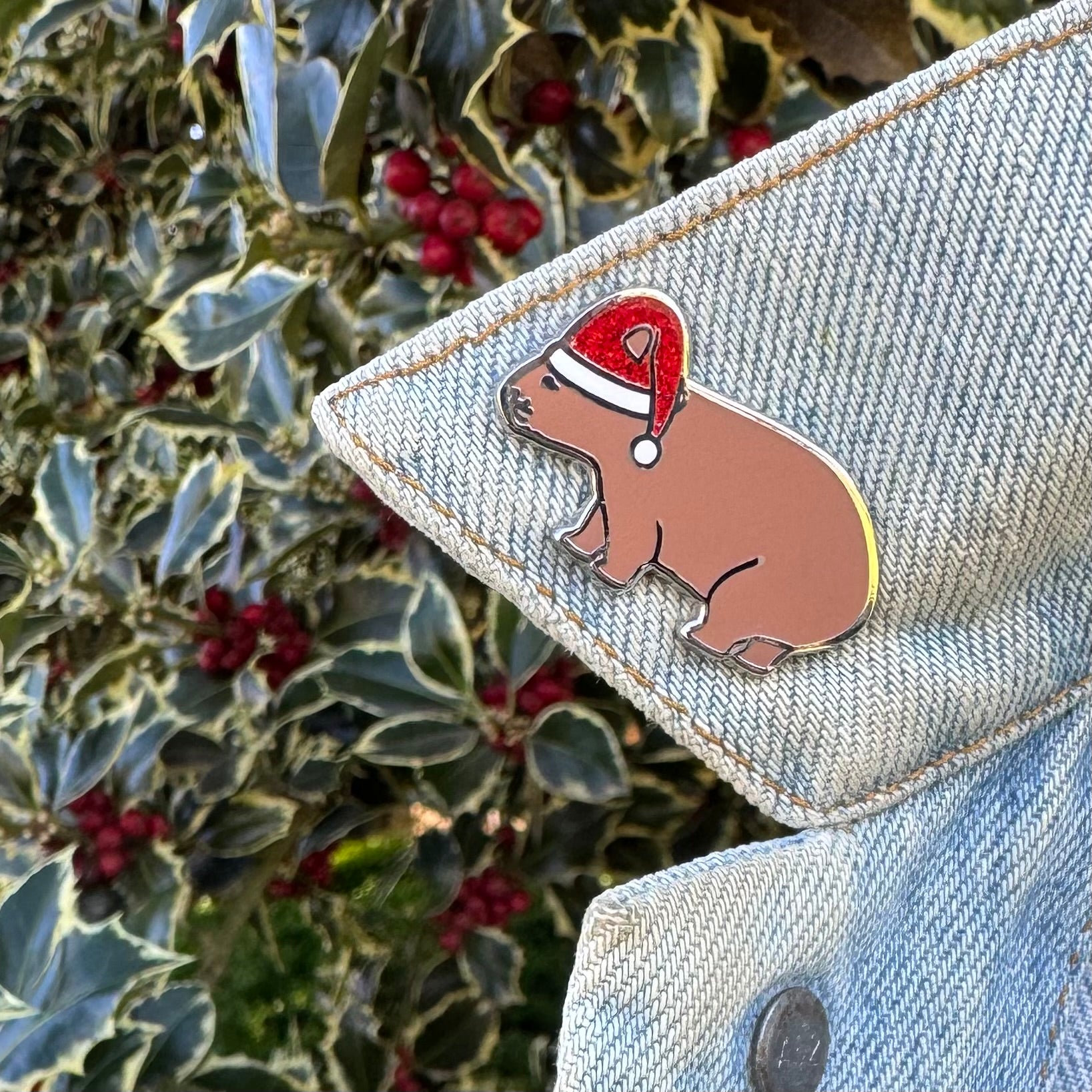Wombat Santa (Santa’s workshop seconds) – Bush Bling