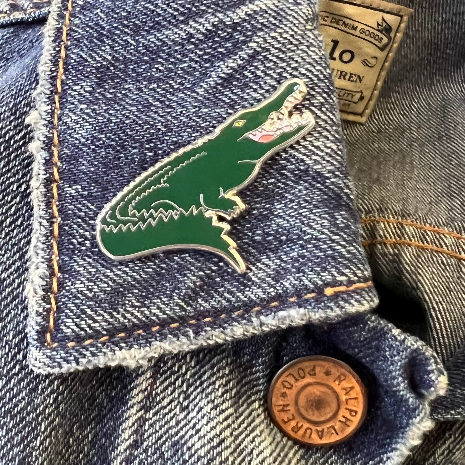 Saltwater Crocodile pin – Bush Bling