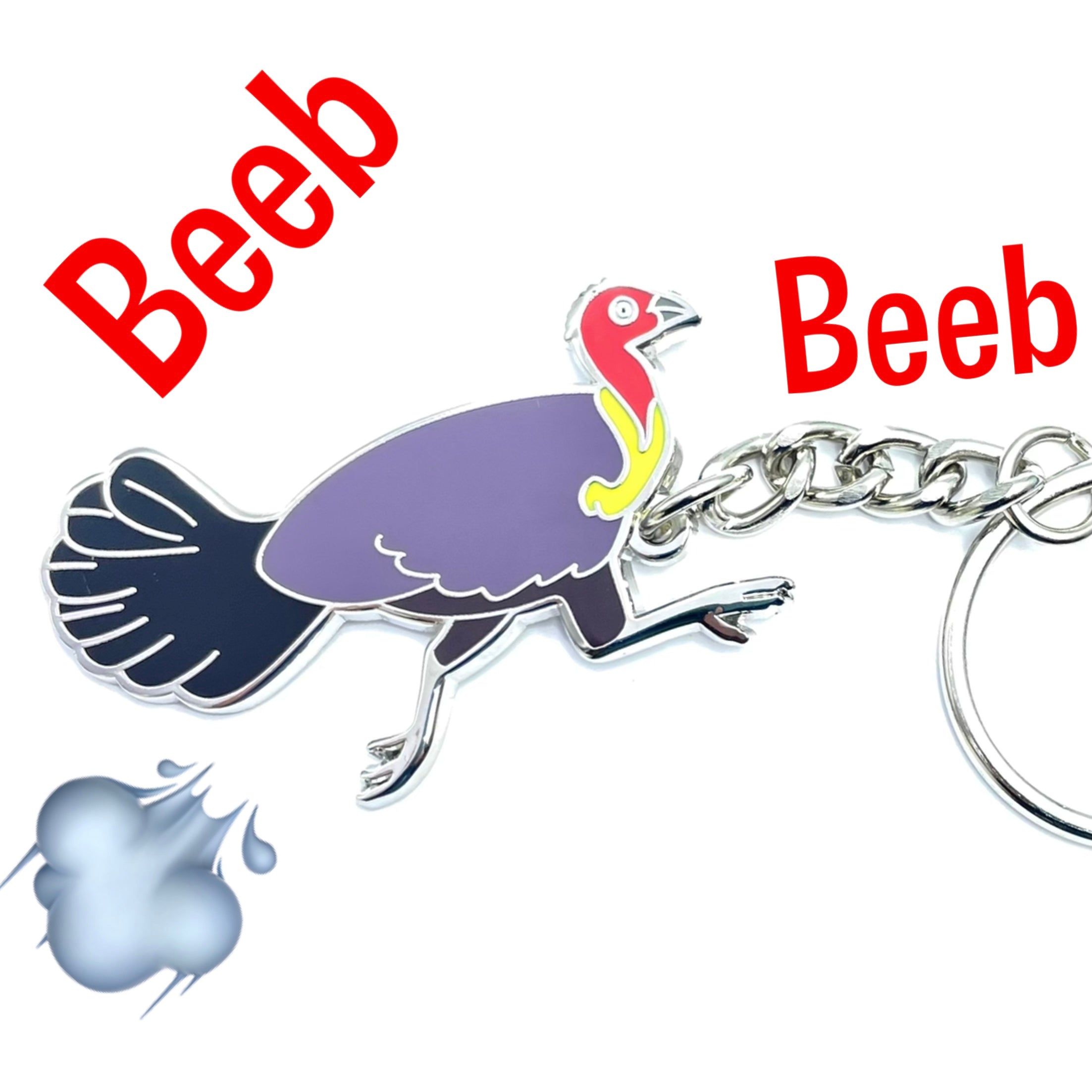 Bush Turkey Keychain – Bush Bling