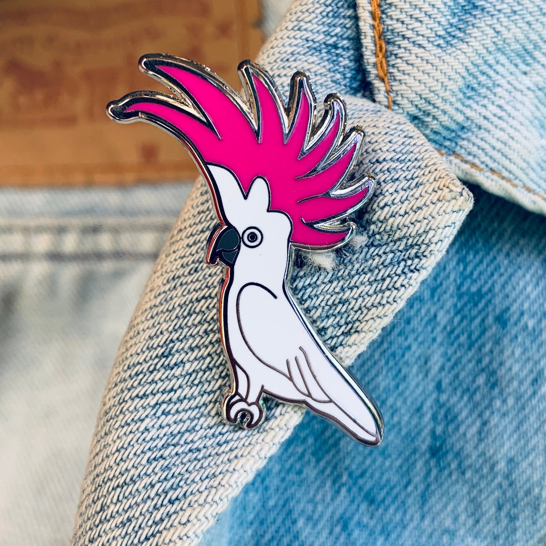 Punk Cockatoo Pin – Bush Bling