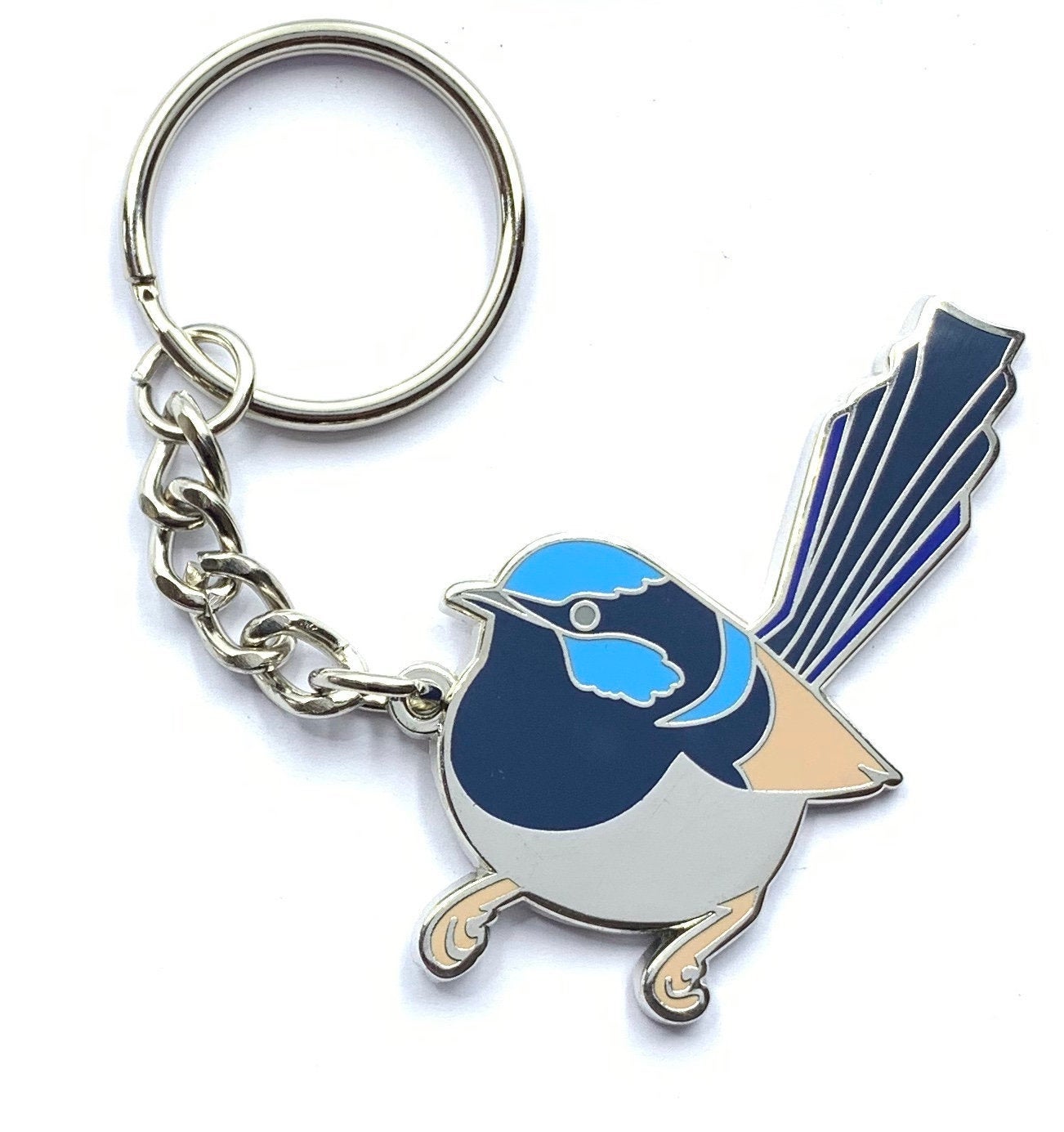 Superb Fairywren Keychain – Bush Bling